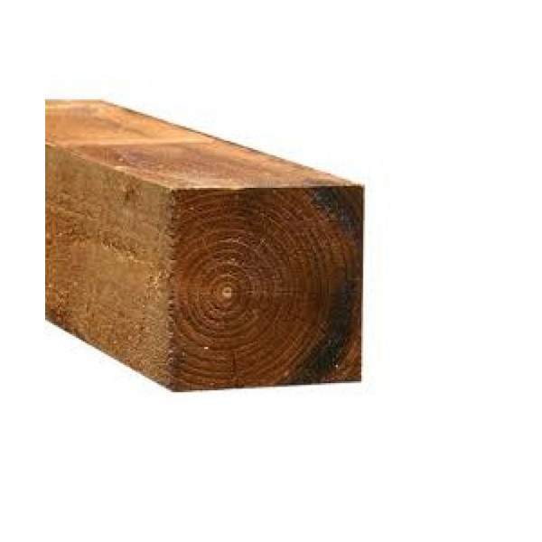 SAWN TREATED 75MMX75MM@3MT GREEN POST (7.5KG)
