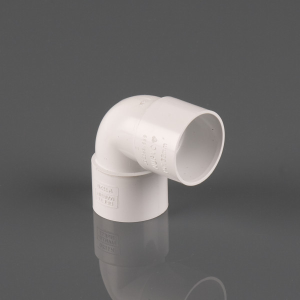 B/M WASTE 32MM ELBOW WHITE W1120W